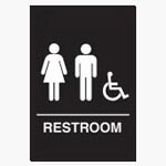 Public Bathroom Signs | Restroom Signs | Restroom Door Signs ...