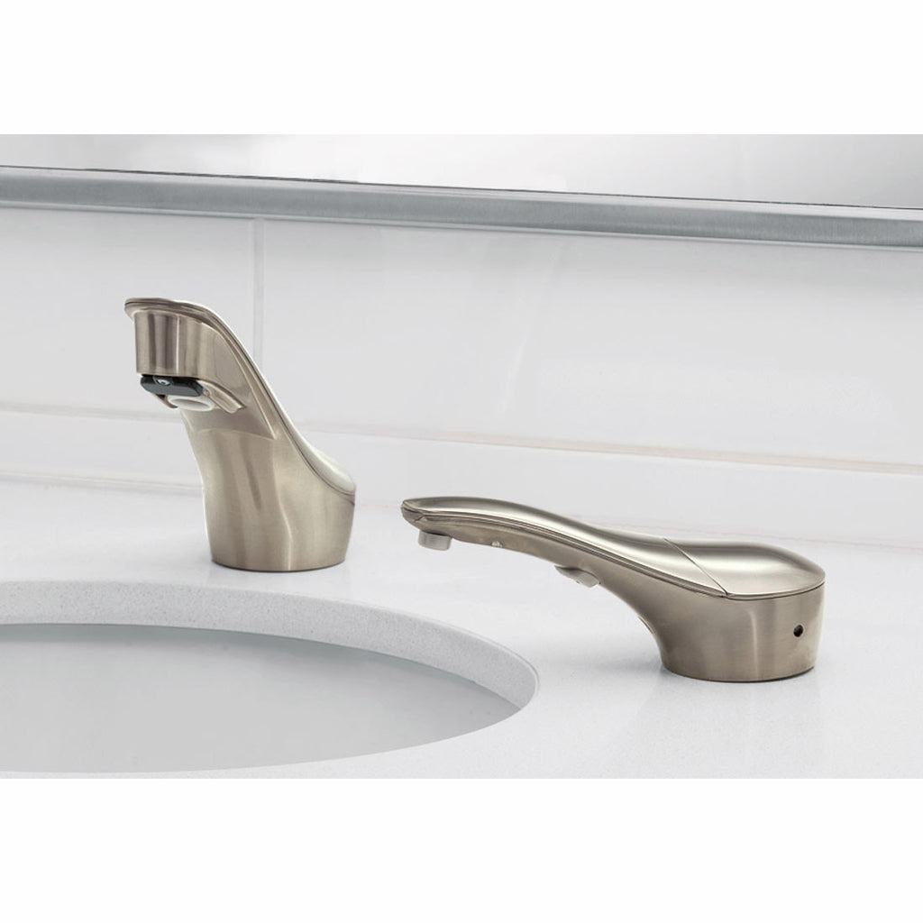 Bobrick B-8875 Designer Series Faucet, Brushed Nickel | TotalRestroom.com