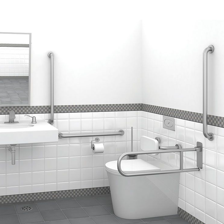ADA Grab Bars (Bobrick) Restroom Kit