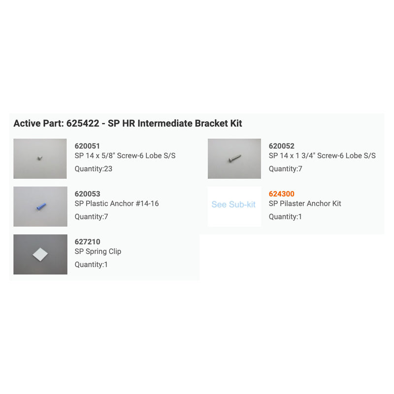 Hadrian 625422 Hardware Dividing Panel, Stirrup Style, Solid Plastic ...
