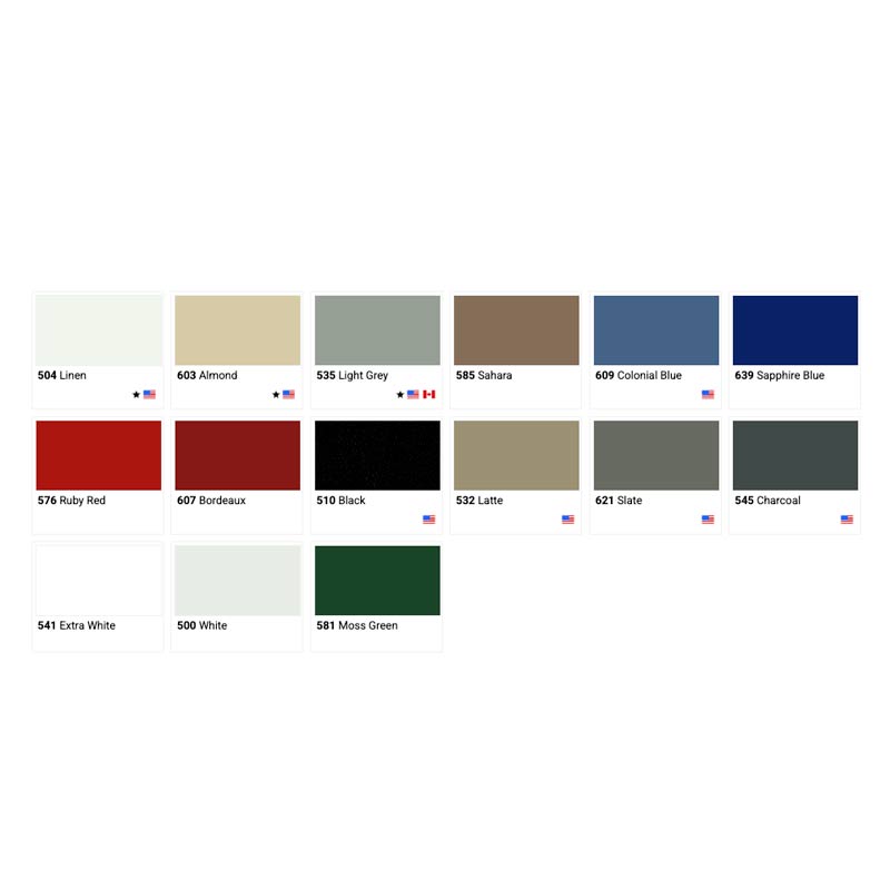 Hadrian - Headrail Braced - Powder Coated Restroom Partition Stalls