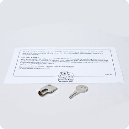 Bobrick 159-KIT Key Kit for KB143-SS | TotalRestroom.com