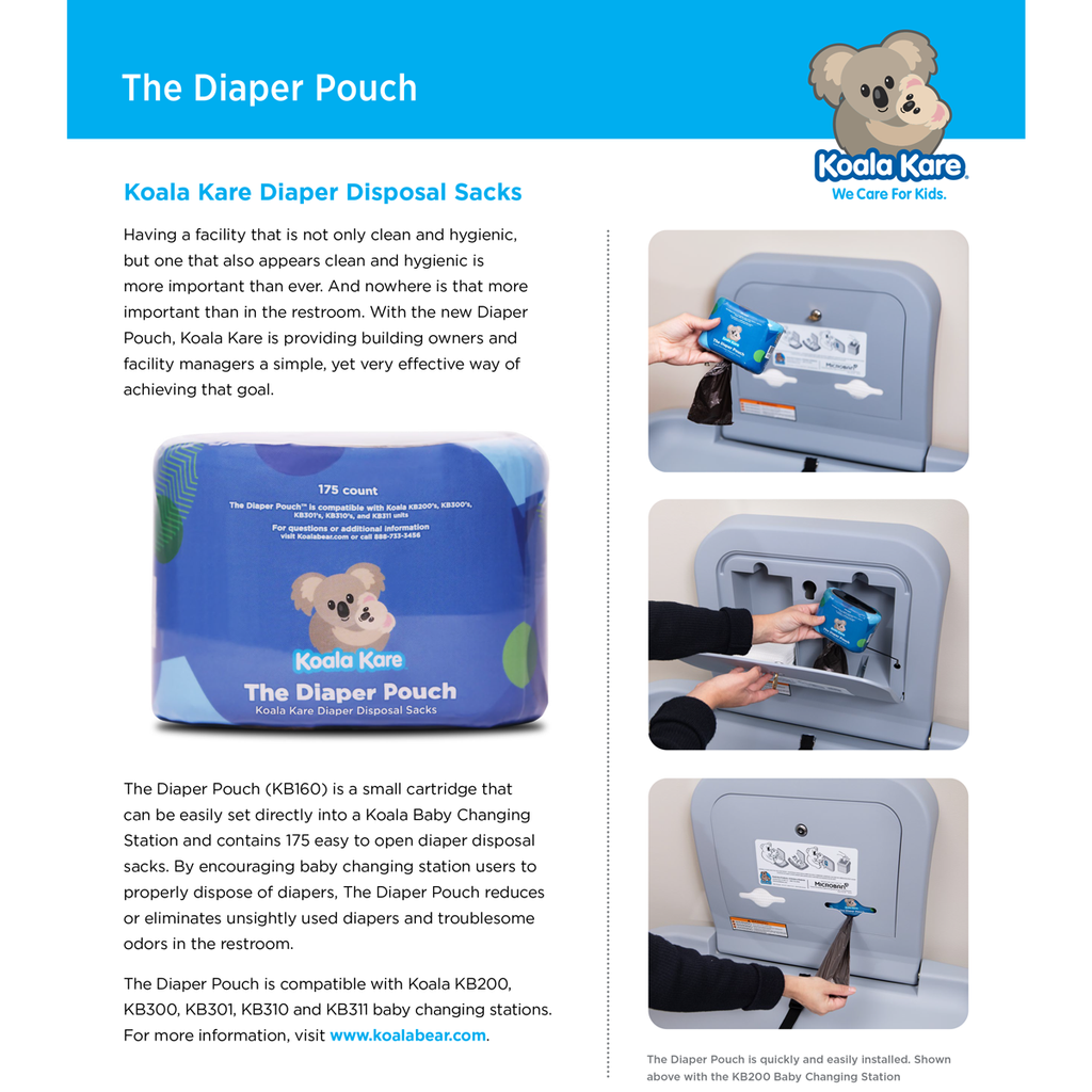 Koala Kare KB160-X1 The Diaper Pouch Diaper Disposal Sacks (1 pack ...
