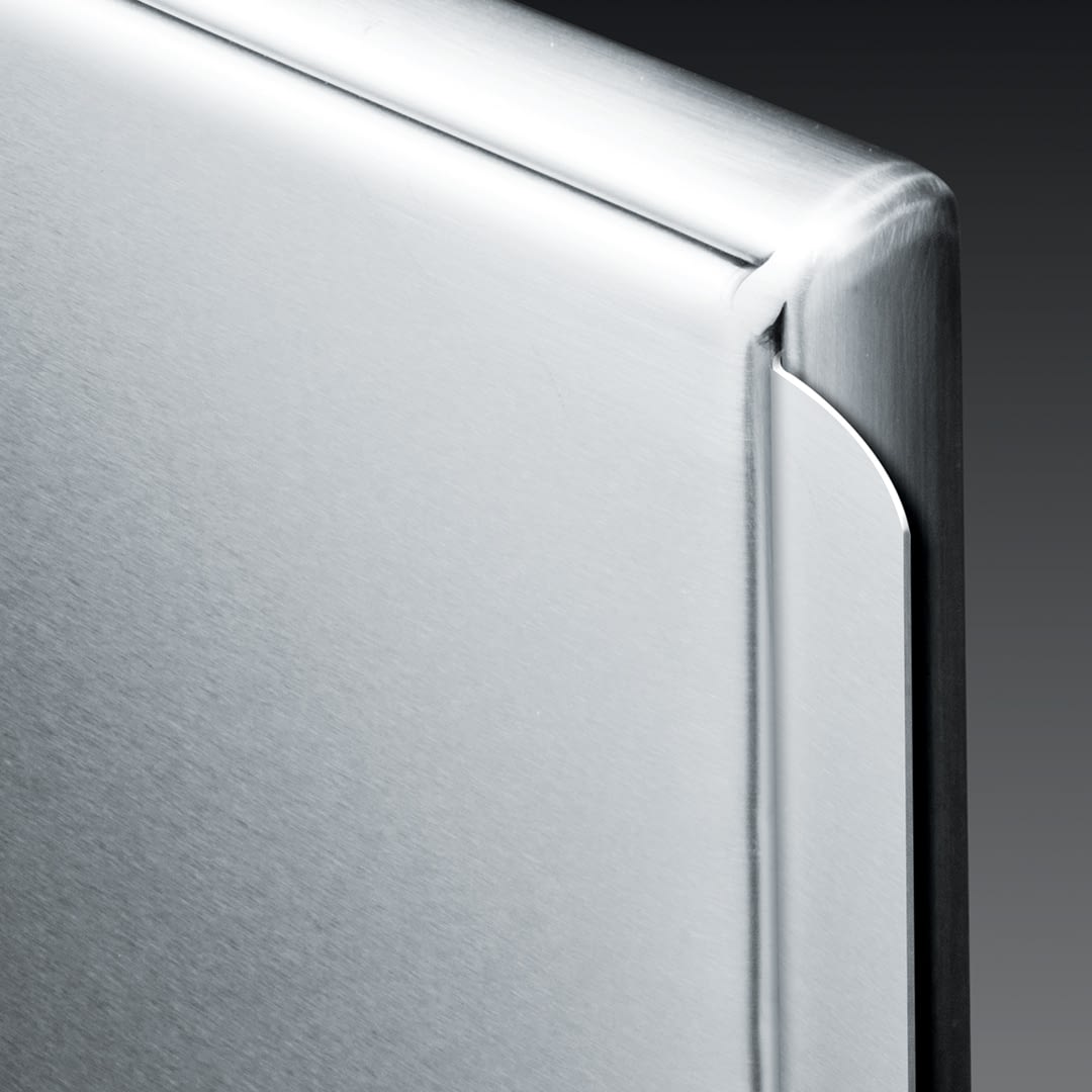 Hadrian Toilet Partition, 5 In Corner Compartments, Stainless Steel ...