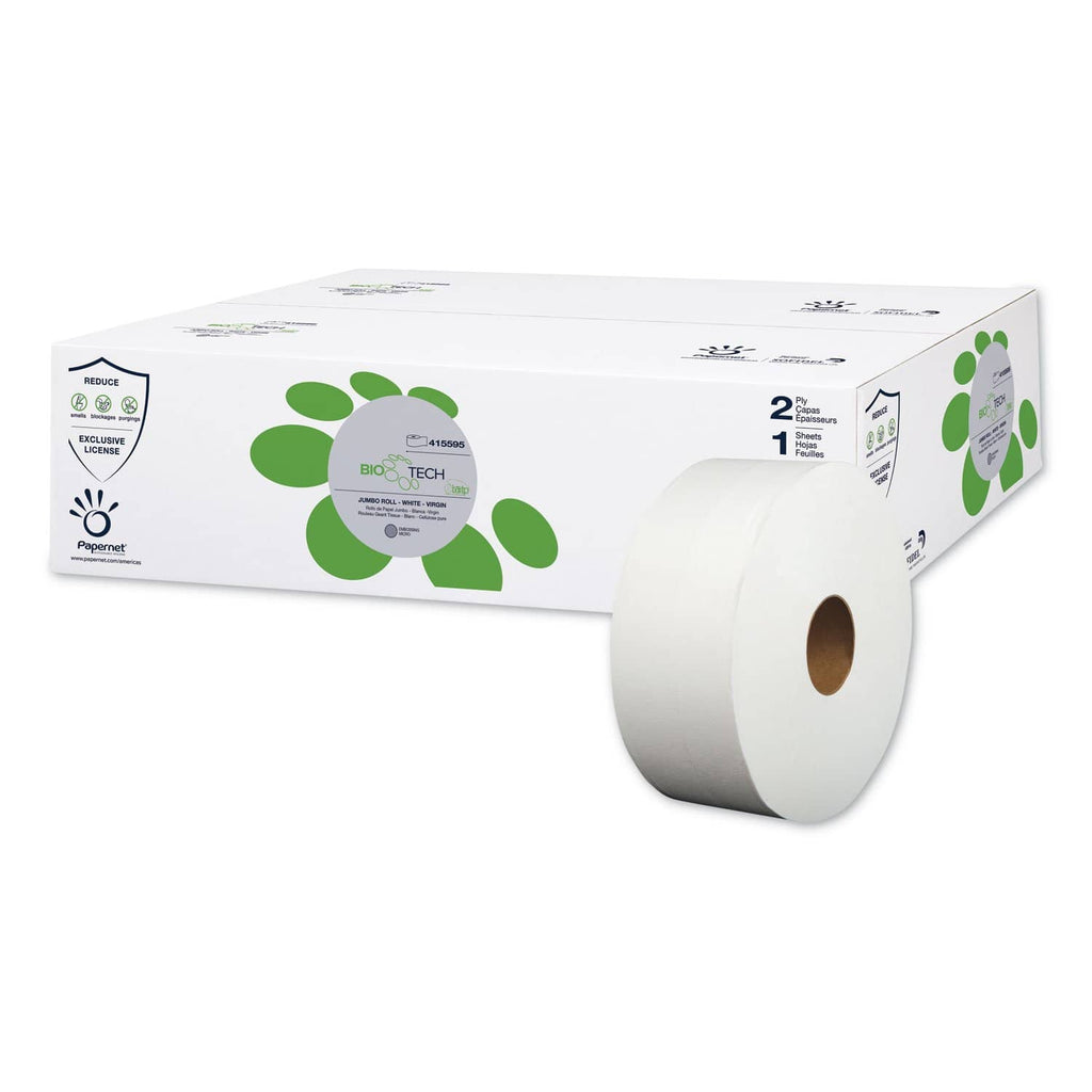 Papernet Biotech Toilet Tissue, Septic Safe, 2-Ply, White, 3.3" X 700 ...