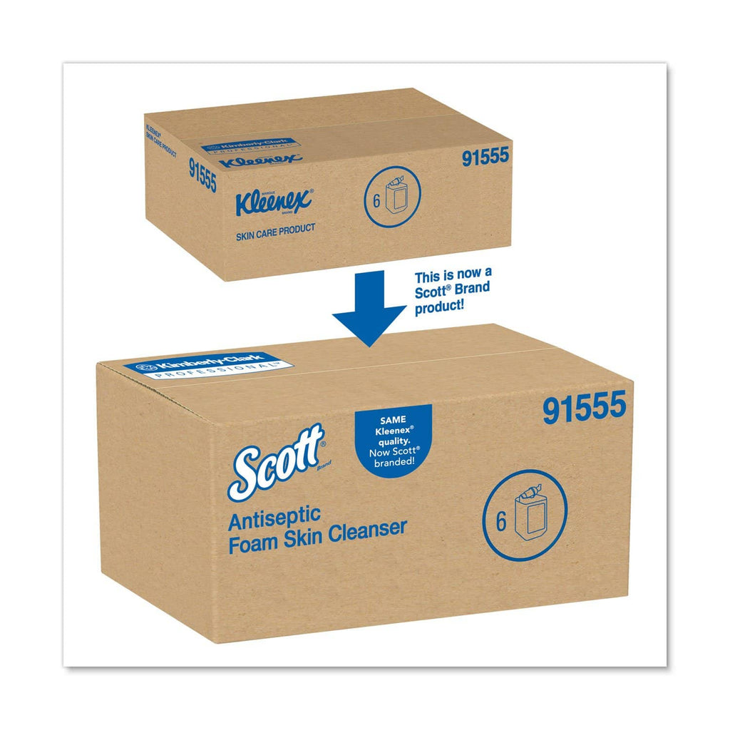 Scott Control Antiseptic Foam Skin Cleanser, Unscented, 1000 Ml Refill ...