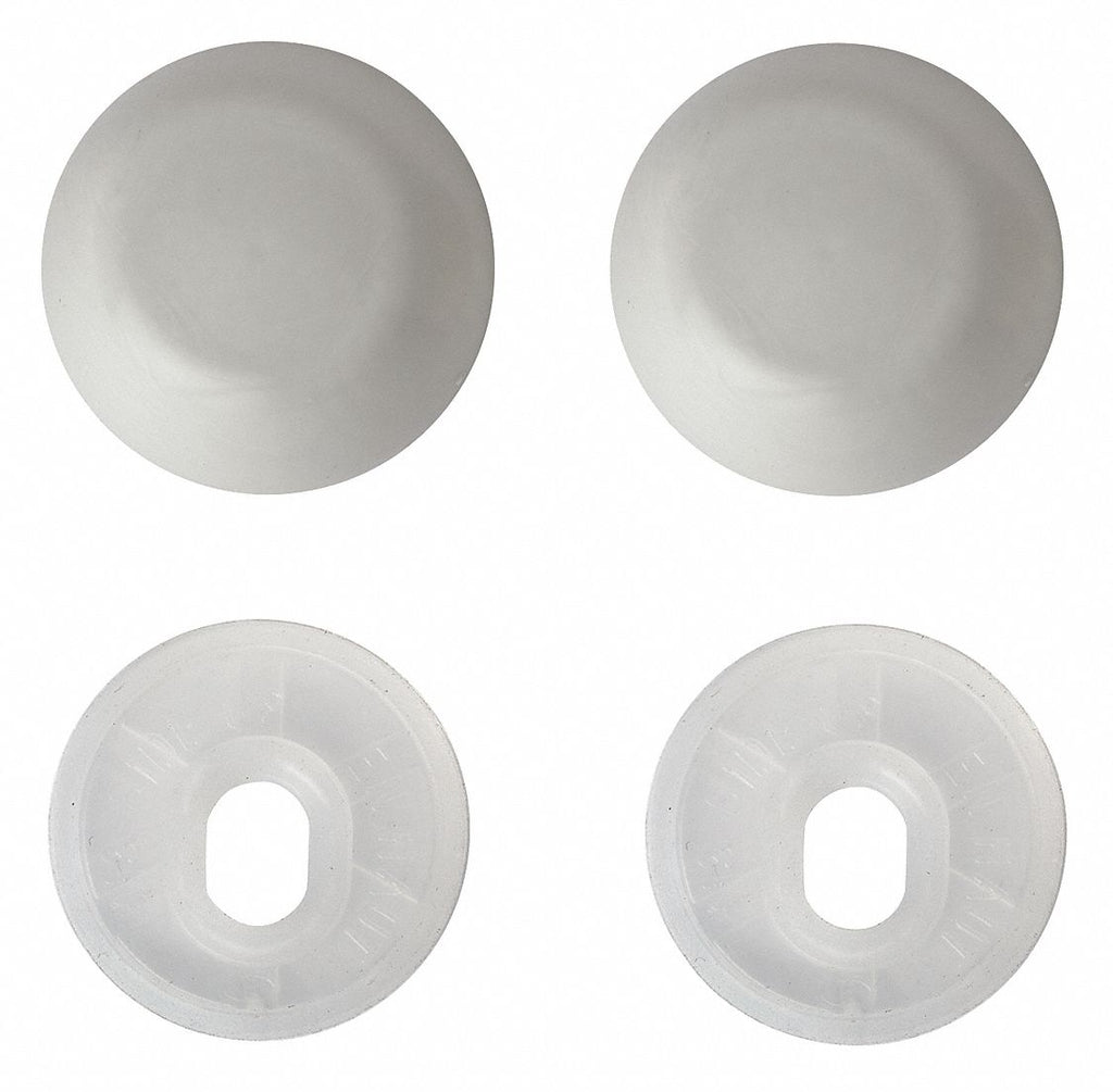 American Standard Plastic Bolt Caps, White, For Use With American ...