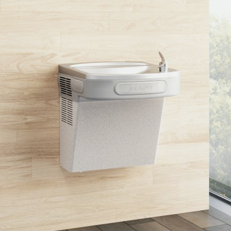 Elkay Light Gray Granite Push Bar Water Cooler, 8.0 gph - EZS8L ...