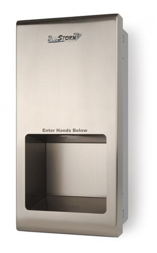 Palmer Fixture HD0955-09 BluStorm 2 Recessed High Speed Hand Dryer-SS ...
