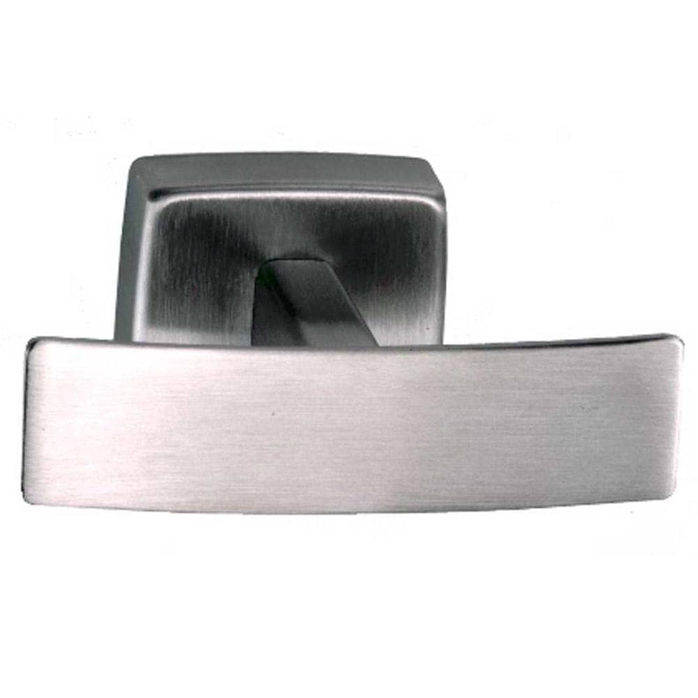 Bobrick B-6727 Commercial Restroom Double Robe & Coat Hook, Stainless ...