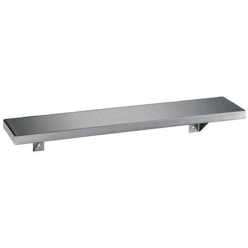 Bobrick B-295x16 Commercial Restroom Shelf, 5"W x 16"L, Stainless Steel ...