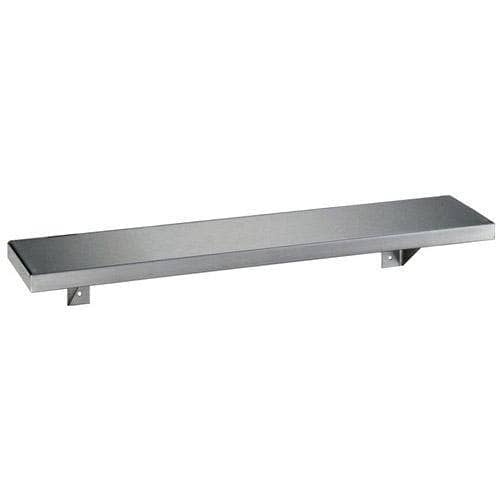 Bobrick B-298x18 Commercial Restroom Shelf, 8"W x 18"L, Stainless Stee