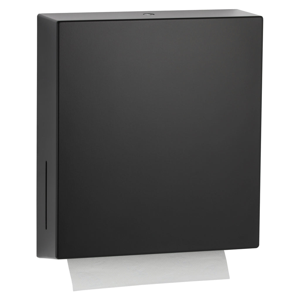 Bobrick 9262.MBLK FINO Paper Towel Dispenser, Matte Black Finish ...