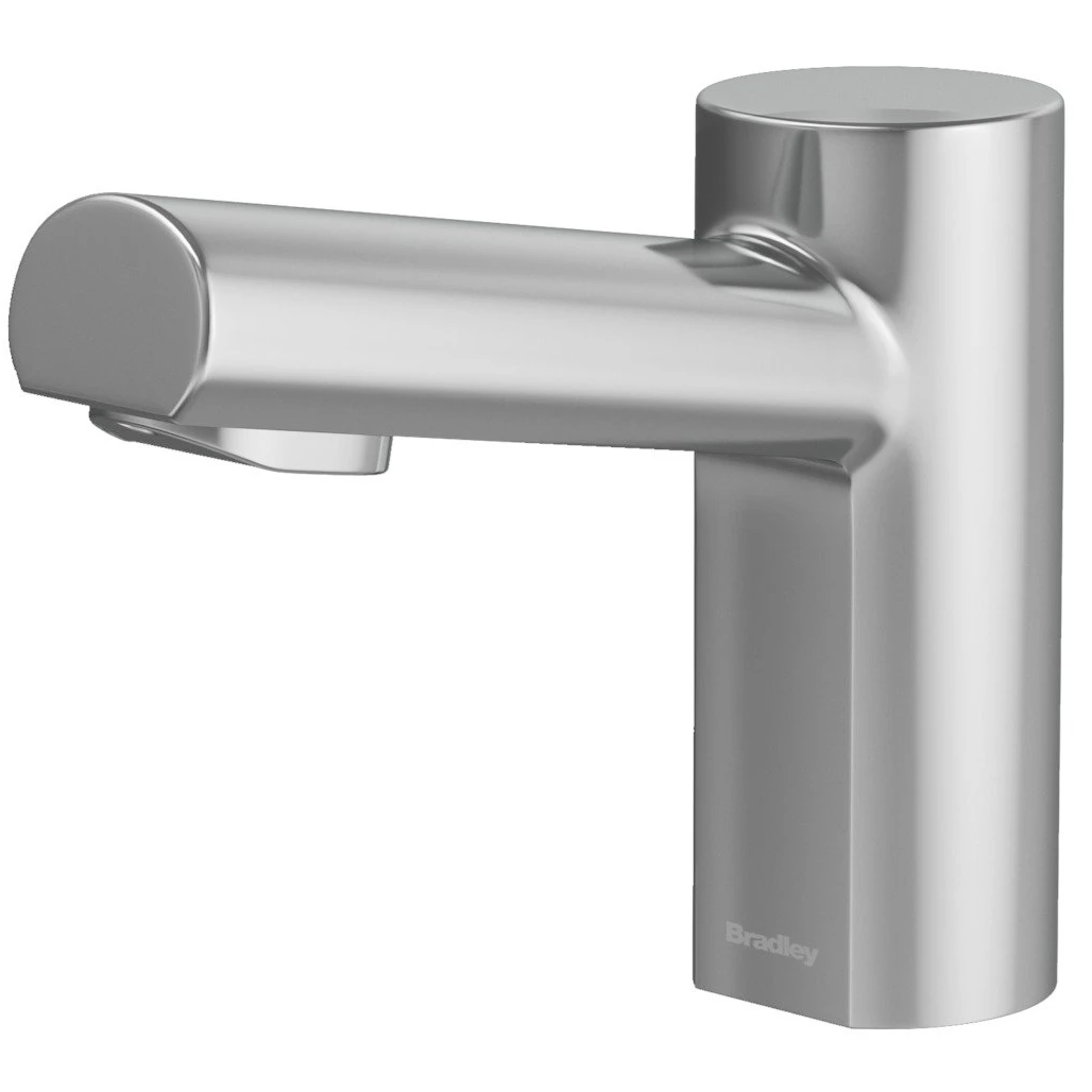 Bradley Touchless Counter Mounted Sensor Faucet, .5 GPM, Polished ...