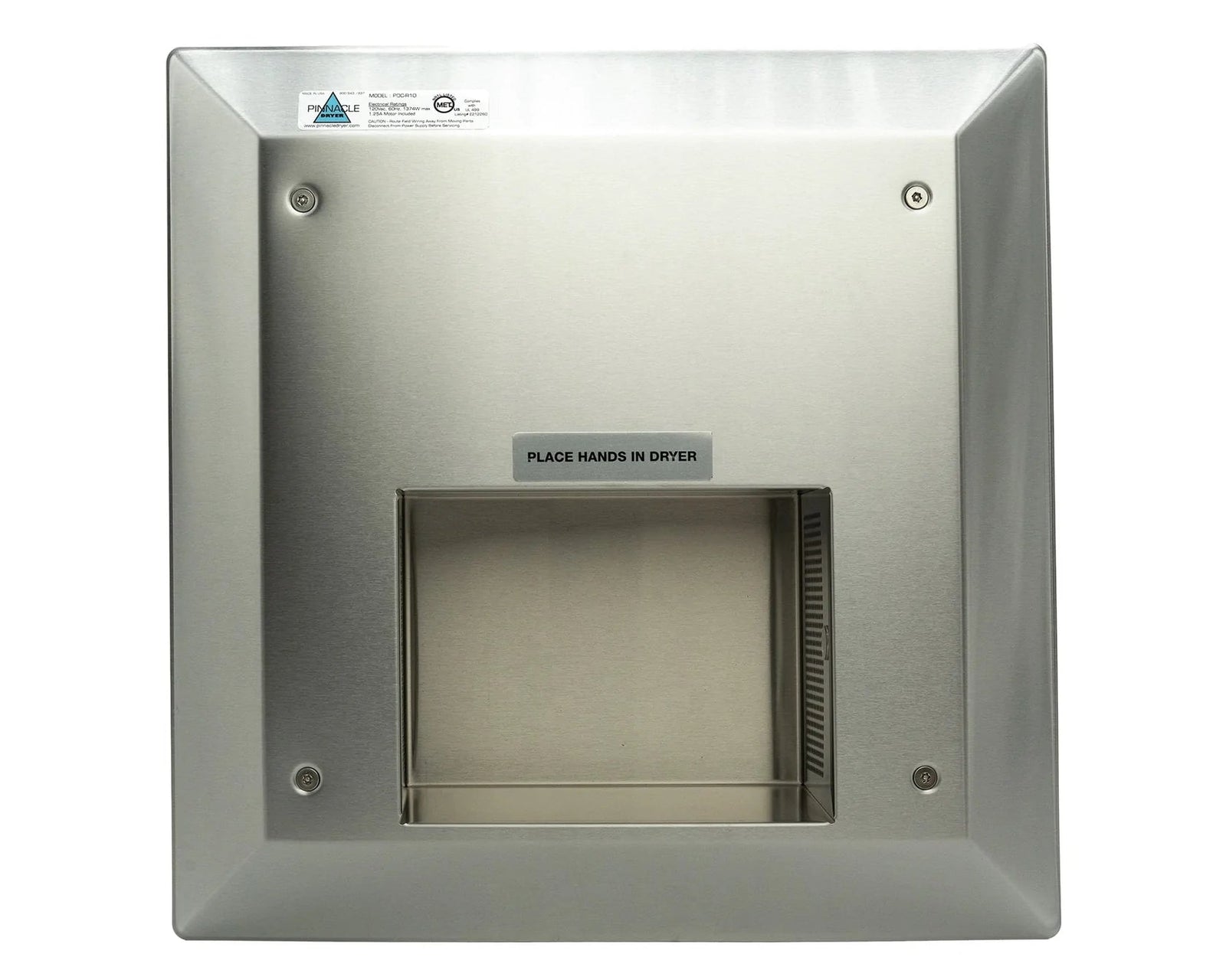 Pinnacle Dryers PDC-R10 Recessed Mount Hand Dryer, ADA Complaint ...