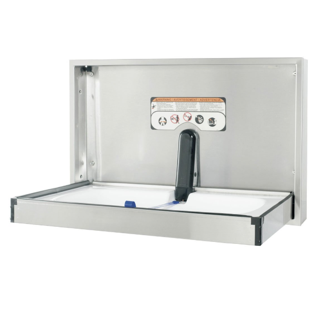 Foundations Surface Mount Full Stainless Steel Changing Station ...