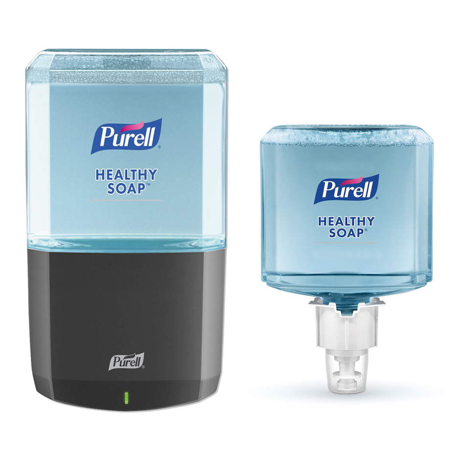 Purell Healthy Soap Starter Kit w/ Graphite Touchless Dispenser and Re