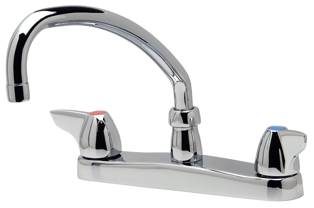 Zurn Z871J3-XL -XL FAUCET, 8" KITCHEN 5 3/8" GOOSENECK SPOUT, DOME ...